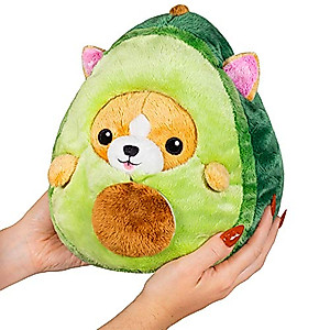 Squishable / Undercover Corgi in Avocado 7" Plush