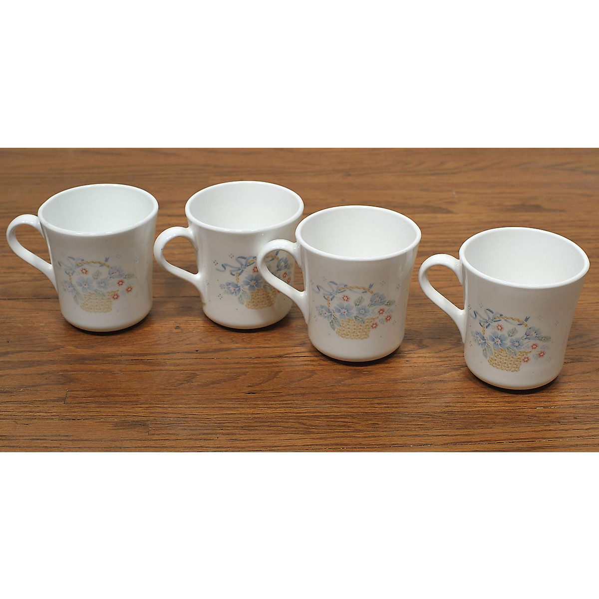 Corelle, Country Cornflower Cups/Mugs Set of (4)