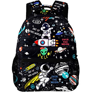 Space Astronaut Rocket Backpack for Boys Men Adjustable Strap Travel Laptop Backpack Outdoor Daypack for Men Women