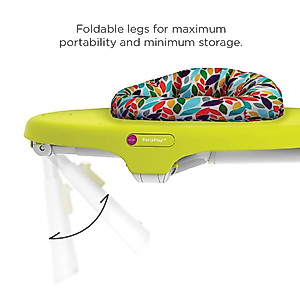 ORIBEL PortaPlay Baby Activity Center: Development focused toys. Foldable, Portable, and Transforms to a Play Table, Unisex (Forest Friends, Green)