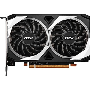 MSI Gaming AMD Radeon RX 6500 XT 64-bit 4GB GDDR6 DP/HDMI PCIe 4 Torx Twin Fans FreeSync DirectX 12 VR Ready OC Graphics Card (RX 6500 XT MECH 2X 4G OC)