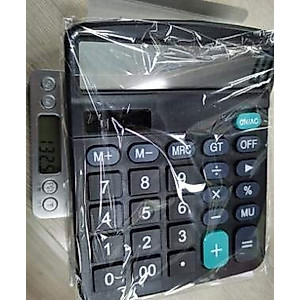 Computer Financial Electronic Office Calculator Office Functions Desktop Office & Stationery Home Office Decor (Black, One Size)