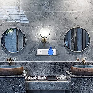 Zerodeko 1 Set of Transparent Home Storage Racks Acrylic Floating Bookshelves Acrylic Wall Hanging Racks Acrylic Ledge Shelf Sundries Racks for Home and Office