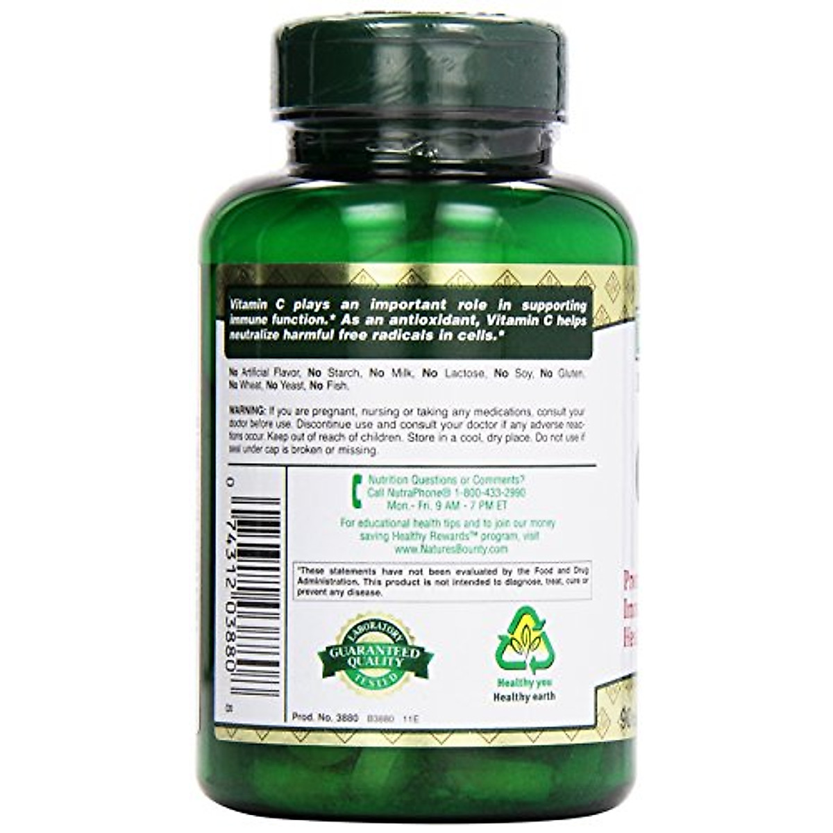 Nature's Bounty, C-500 mg Delicious Chewable w/ Rose Hips Tablets, 90 ct