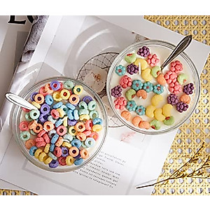 Cereal Candle Vanilla Candle Food Candles Gifts for Women Food Candles Fruit Loops Ice Cream Candle Soy Wax Vanilla Scented Cool Cute Candle Aesthetic Gifts Valentines Gifts (Cereal Bowl)