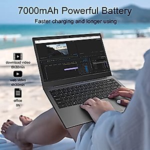 14.0" FHD Laptop Computer Intel Core i5-8279U Processor (up to 4.1 GHz) 8GB DDR4 RAM 256GB SSD Windows 10 Home Ultra Slim, Notebook Computer with Lens Anti-Peep Design, Webcam, WiFi, and Bluetooth 5.1