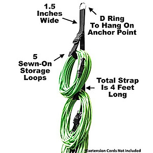 Tidy Tight Garage. Single Pack. Store Cords, Hoses, Christmas Lights, Etc. One of A Kind Storage System On The Market.