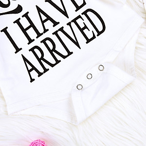 Newborn Suit For Baby Shower Deer Print Long Sleeve Romper+Long Pants+Hat (0-3months, Man),3M