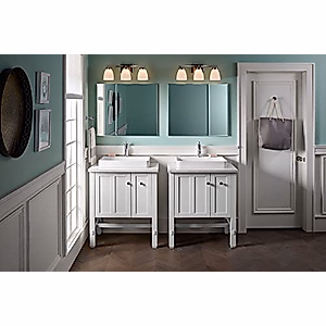 Kohler 2660-1-0 Vox Vessel Bathroom Sink with Single Faucet Hole, One Size, White