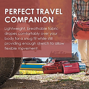 SAGEFINDS Airplane Travel Blanket | Compact Throw Blanket for Camping and Hiking | Converts into a Pillow | Travel Gift | Soft Jersey Knit | Fits in Backpack | Attaches to Luggage | Travel Essential