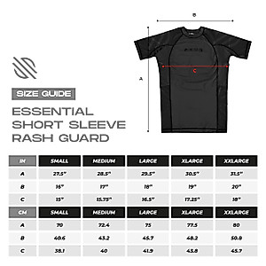 Sanabul Essentials Short Sleeve Compression Shirt for Men | Jiu Jitsu BJJ T Shirt (Large, All Black)