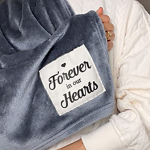 Wishmead Sympathy Gift Blanket - Memorial Gifts for Loss of Mother - Bereavement Gifts in Memory of Loved One Loss of Father Husband Condolence Grief Sorry Loving Funeral Rememberance