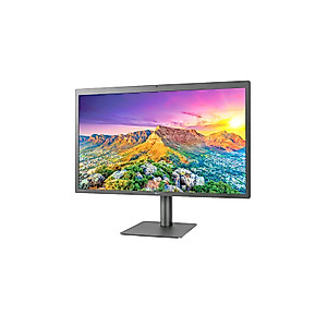 LG 24MD4KL-B 24 Inch Ultrafine UHD (3840 x 2160) IPS Monitor, P3 Wide Color Gamut 500 nits Brightness, Thunderbolt 3 (x2), USB-C Ports (x3), Height/Tilt Adjustable Stand,Black