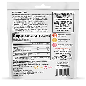 USDA Organic Tropical Ginger Variety Pack Tummydrops (mix of pineapple & yumberry, 33 individually wrapped drops)