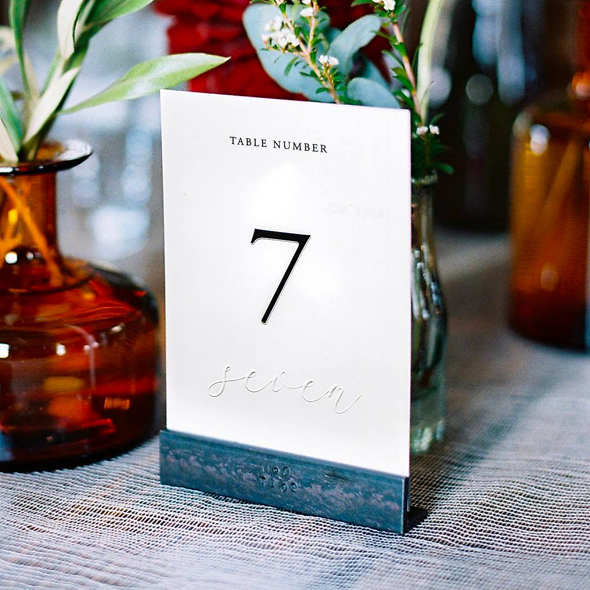 Siko Table Numbers 1-20 - Double Sided Wedding Table Numbers with Head Table Card & Embossed Details - 4x6 inches, Self-Standing Table Cards for Wedding Reception | Perfect for Special Occasion Events