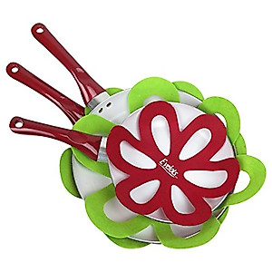 Evelots 28 Piece Set - Pan/Pot/Dish Scratch Protector-Felt-Cookware/Glass Divider-2 Sizes