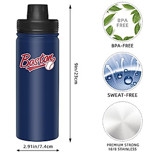 ANTKING Boston Tumbler Travel Mug Coffee Cup Custom Name Number for Men Women Youth Gifts