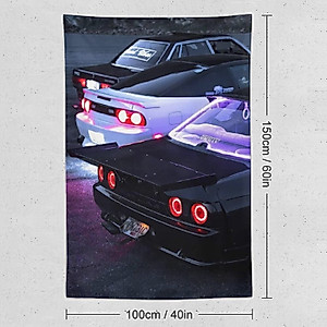 QLAZO Jdm Car R35 Fast Sports Street Tapestry Wall Tapestry Wall Hanging Decor Wall Art for Bedroom Living Room Dorm Picnic 40"x60"