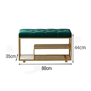 LDCHNH Nordic Shoe Stool Home Entrance Porch Cabinet Storage Bed end Sofa Bench Creative (Color : E)
