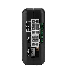 Power Supply Tester for Floppy for HDD for CDROM for SATA, 20/24 Pin Computer Power Supply Tester Checker, 4 Pin(P4), 8 Pin(Dual CPU), 6 Pin(PCIExpress)