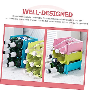 3Pcs can rack refrigerator drink organizer soda can holder refrigerator can organizer fridge beer rack wine fridge drink fridge beer storage organizer office plastic bottle drinks