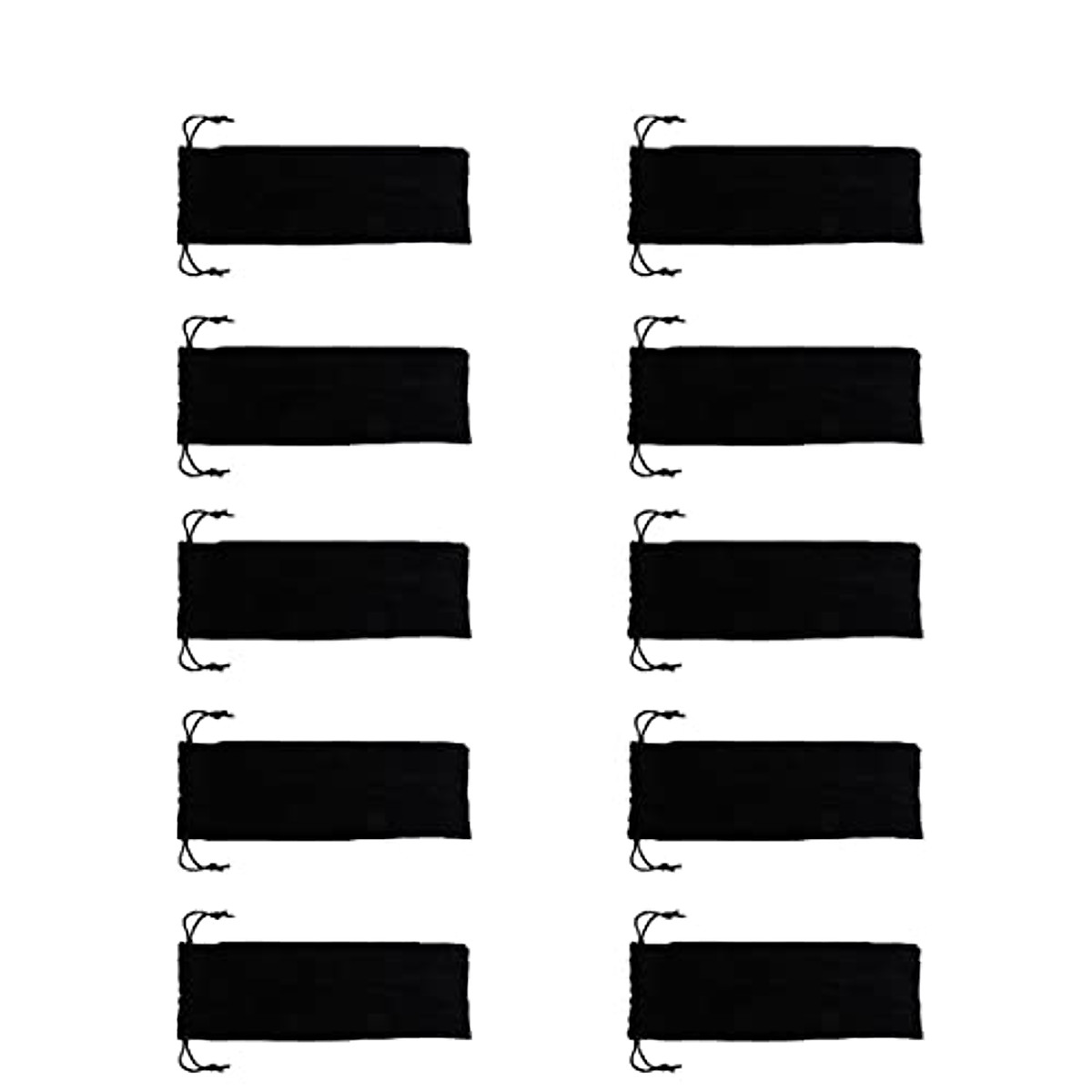 UPKOCH 10pcs Spoons Black Chopsticks Fork Bags Home with Organizer Holders Office Toothbrushes Carrying Flannel Christmas for Holiday Silverware Storage Kitchen Drinking Bag