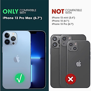 MGQILING Compatible with iPhone 13 Pro Max Magnetic Glitter Case, Luxury Plating Cute Bling Clear Phone Case, Compatible with MagSafe for Women Girls with Camera Protector Back Cover - Purple