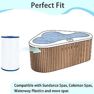 Future Way PRB35-IN Hot Tub Filter Compatible with Pleatco, Unicel C-4335, Filbur FC-2385 Spa Filter, 35 sq.ft, 2-Pack