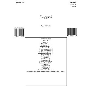 Jagged: Conductor Score & Parts (Eighth Note Publications)