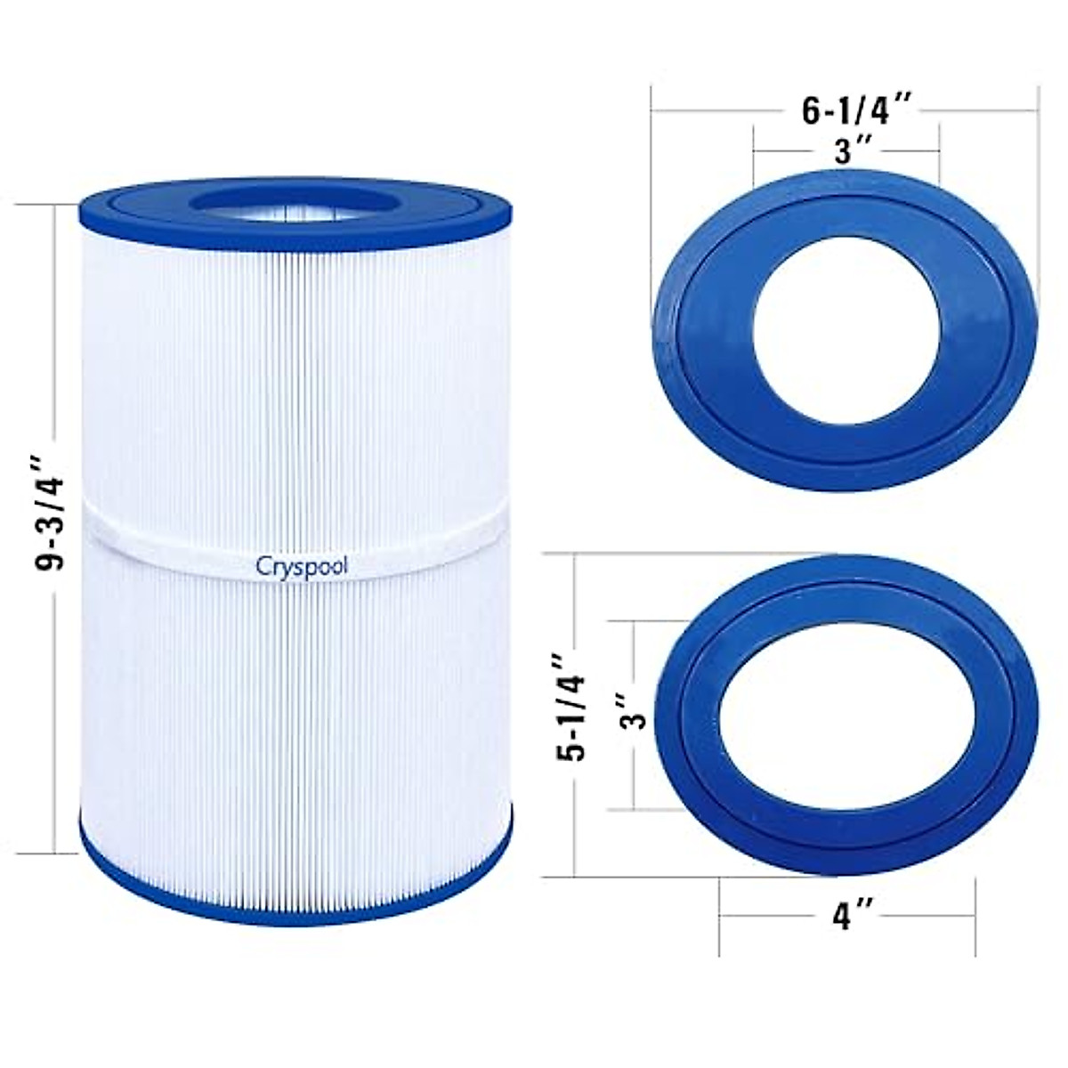 Cryspool Oval Filter Spa Filter PDM30 for Dream Maker Hot Tubs 461269,30 sq.ft, 1 Pack