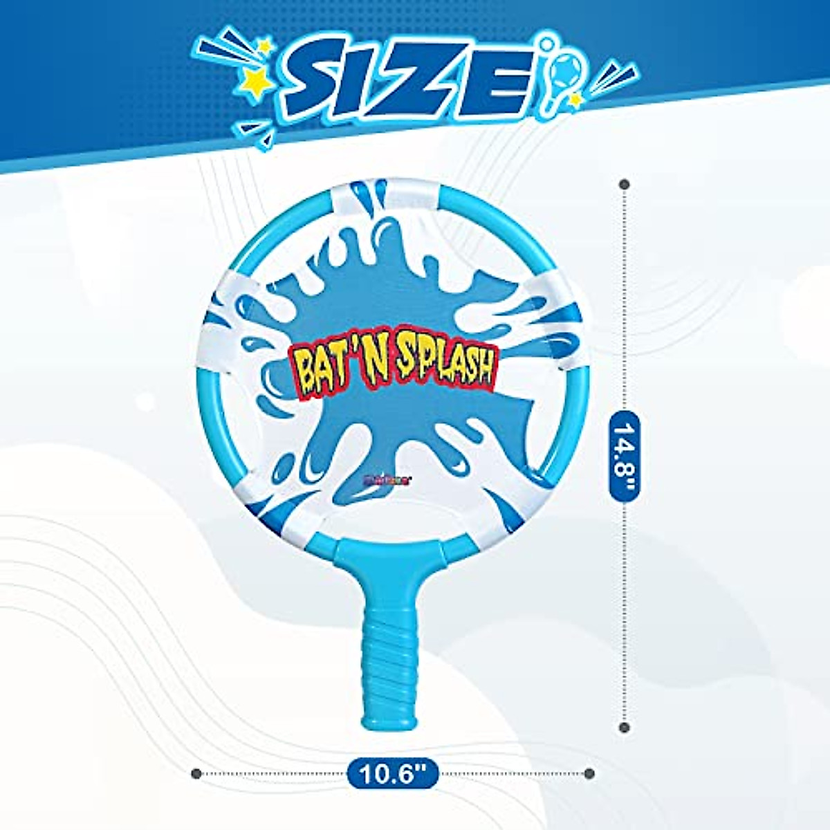 Water Paddle Ball Swimming Pool Game - Fun Pool Games for Adults and Kids - Beach Games for Family Fun.