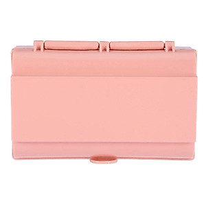 Tnfeeon 3 Colors Wall Mount Garbage Bag Storage Box,Back Adhesive Shopping Bag Organizer Rack for Home Kitchen Cabinet Bathroom Living Room(Pink)