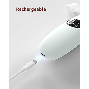 Baby Nasal Aspirator | Baby Nose Sucker | Baby Nose Cleaner, Automatic Booger Sucker for Baby, Rechargeable, with Pause & Music & Light Function（Green）