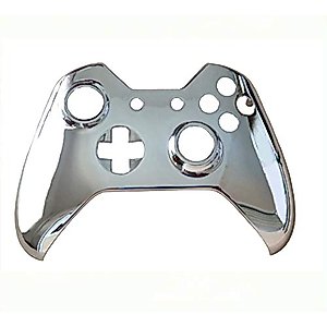 EGME Front Shell Faceplate Top Case Cover Replacement for Xbox One Controller Color -chrome Silver.