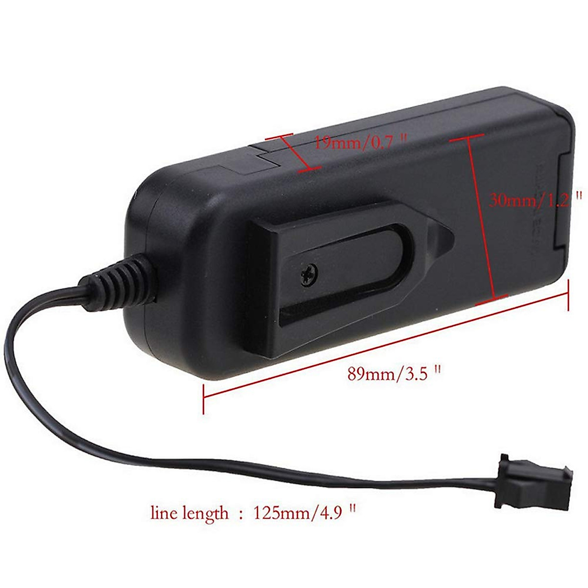 DC 3V EL Wire Inverter El Wire Driver Unit Inverter Neon Glow Strip Light Driver for Party Decoration (DC 3V)