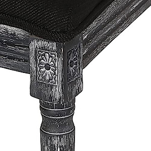 Christopher Knight Home Regina Dining Chair, Black + Gray