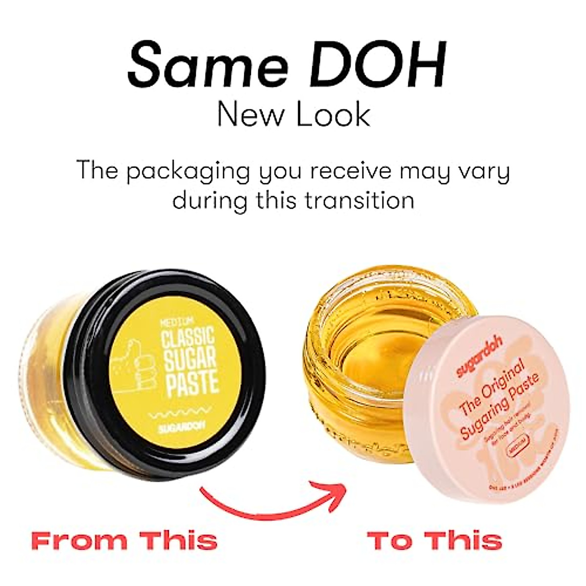 Sugardoh Sugar Wax Kit, TikTok Made Me Buy It, Sugaring Hair Removal with Medium Sugaring Paste At Home Hair Remover For Women & Men Facial, Arms, Legs,& Body Hair