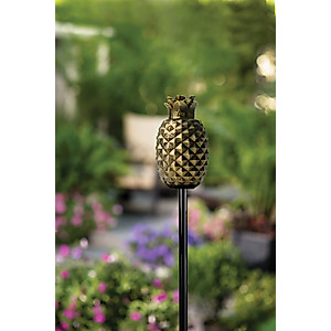 TIKI Brand Convertible 65 Inch Torch Glass Pineapple Copper