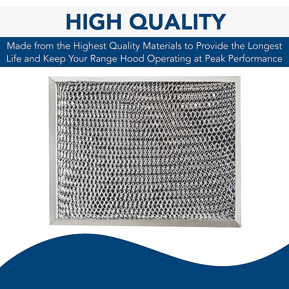 Broan-NuTone Replacement Charcoal Ductless Range Hood Series, Carbon Air Filter, 1 Count (Pack of 1), Grey