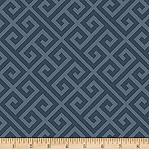 Art Gallery Fabrics Art Gallery Skopelos Greeka Skouro in Jersey Knit, Dusty Blue