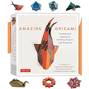 Amazing Origami Kit: Traditional Japanese Folding Papers and Projects [144 Origami Papers with Book, 17 Projects]