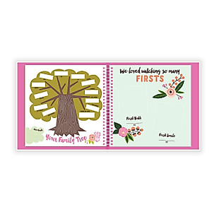 Lucy Darling Baby Memory Book, Themed Baby First Year Book, First 5 Years Journal & Photo Album for Baby Boy/Girl, Keepsake Books, Gender Neutral Memories & Milestone Book, Mom Gift - Little Artist