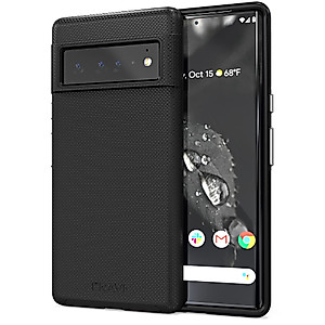 Crave Dual Guard for Google Pixel 6 Pro, Shockproof Protection Dual Layer Case for Google Pixel 6 Pro - Black