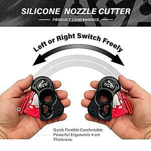 Stainless Steel Blade,ASA Silicone Cartridge Tip Cutter,Sealant Nozzle Cutter,Silicone Caulking Tube Snips,Caulk Opener,Acid-Resistant utility knife,Caulking Gun Accessories,Adhesive Accelerators