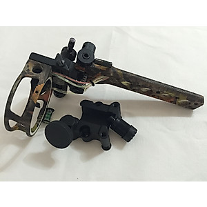 JIEXI HWYP Archery Sights Compound Bow Sights 5 Pins Bow Sights 0.019" Micro Adjust Pack of 1 (camo)