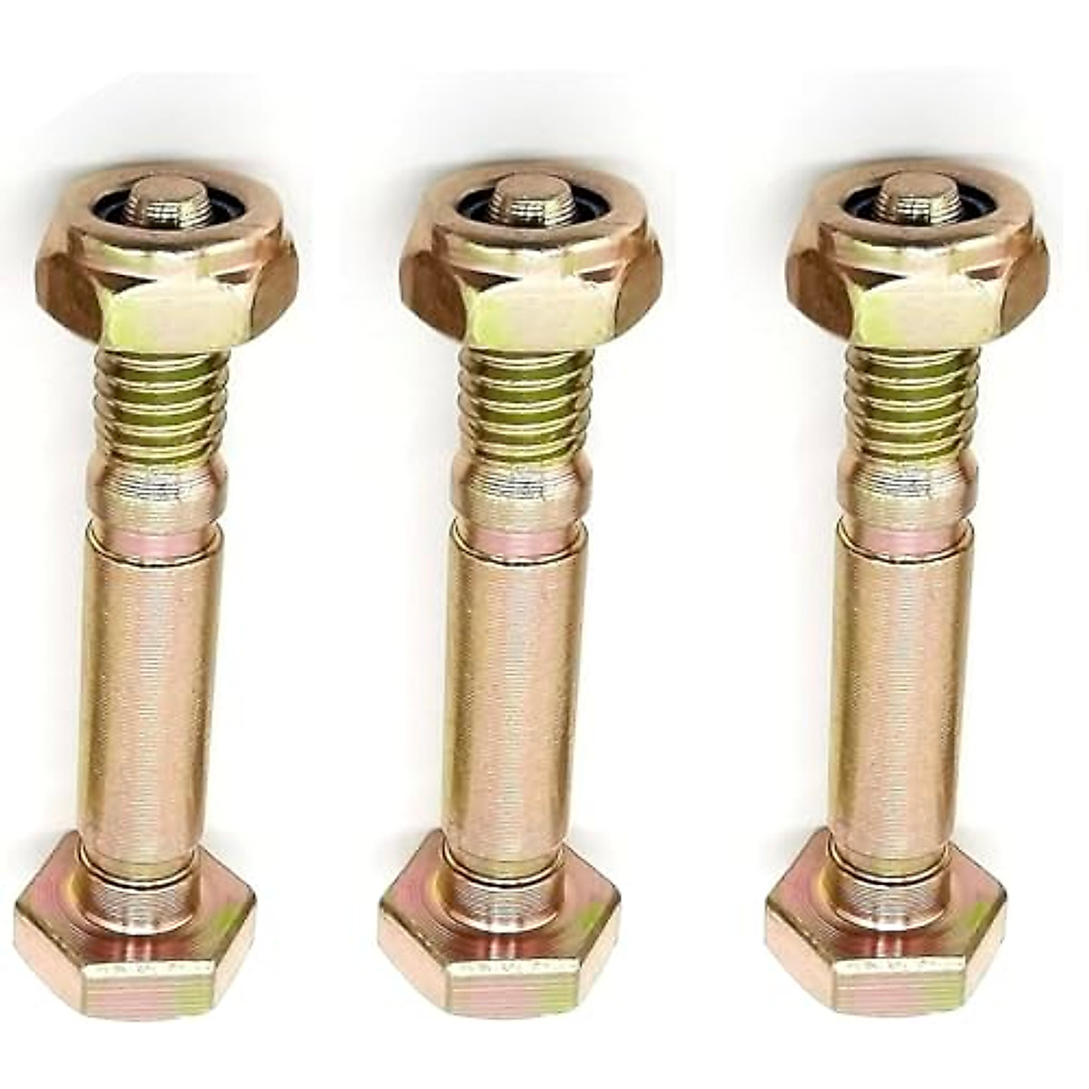 (3/Pack) 51001500 51001 Snow Blower Shear Pin Bolts and Nuts Replacement Ariens Rotary John Deere AM136890 AM122156