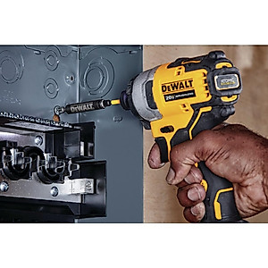Dewalt DCF809D1 20V MAX ATOMIC Brushless Compact Lithium-Ion 1/4 in. Cordless Impact Drill Driver Kit (2 Ah)