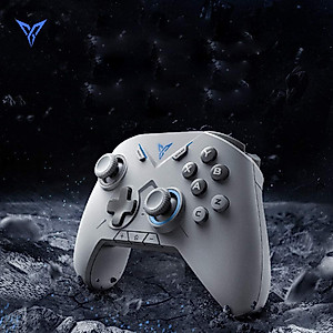 FLYDIGI Vader 2 Wireless Game Controller, Configurable Multi-Platform Gamepad, Dual Vibration, 6-axis Motion Sensing, DOES NOT SUPPORT IOS 13.4 AND ABOVE (Grey)