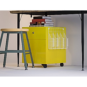 Home Intuition Wall Mount Kitchen Wrap Organizer Rack Cabinet Pantry RV Campers, White