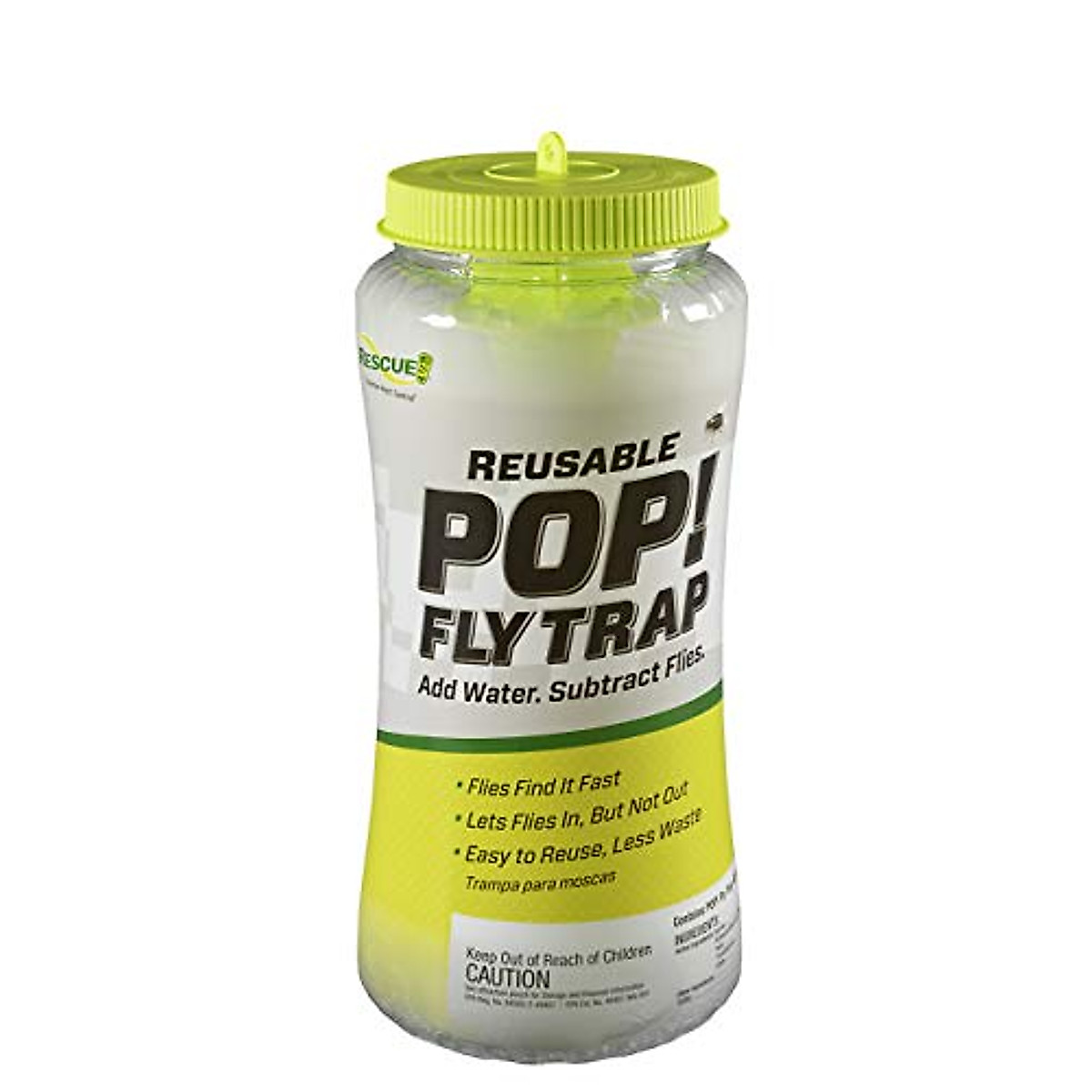 RESCUE! POP! Fly Trap – Large Reusable Fly Trap for Outdoor Use